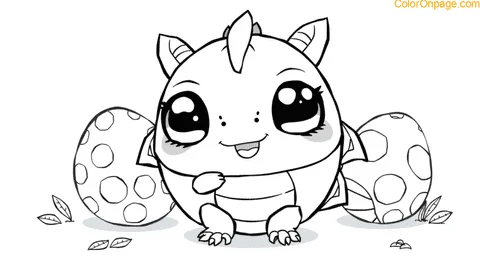 baby mythical creatures coloring pages